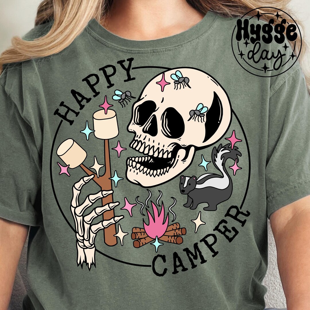 Happy Camper PNG, Digital Download, Sublimation, Sublimate, Mosquito ...