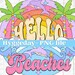Beaches PNG, Digital Download, Sublimate, Sublimation, Summer, Waves ...