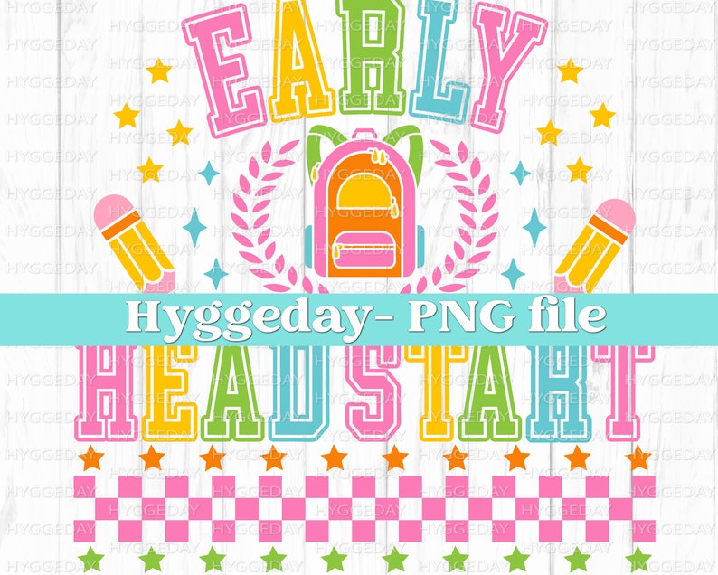 Early Head Start PNG: Teacher Back to School Design (digital Download ...