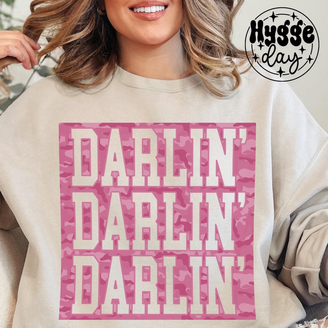 Camo Darlin Retro Design PNG, Digital Download, Hunting, Sublimate ...