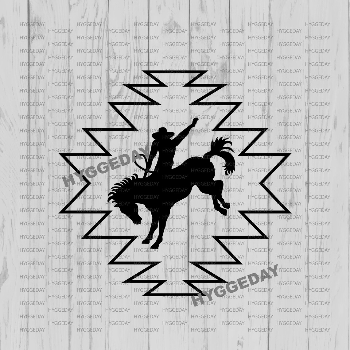 Aztec Bronc SVG DXF PNG Country Western Horse Cowboy - Etsy
