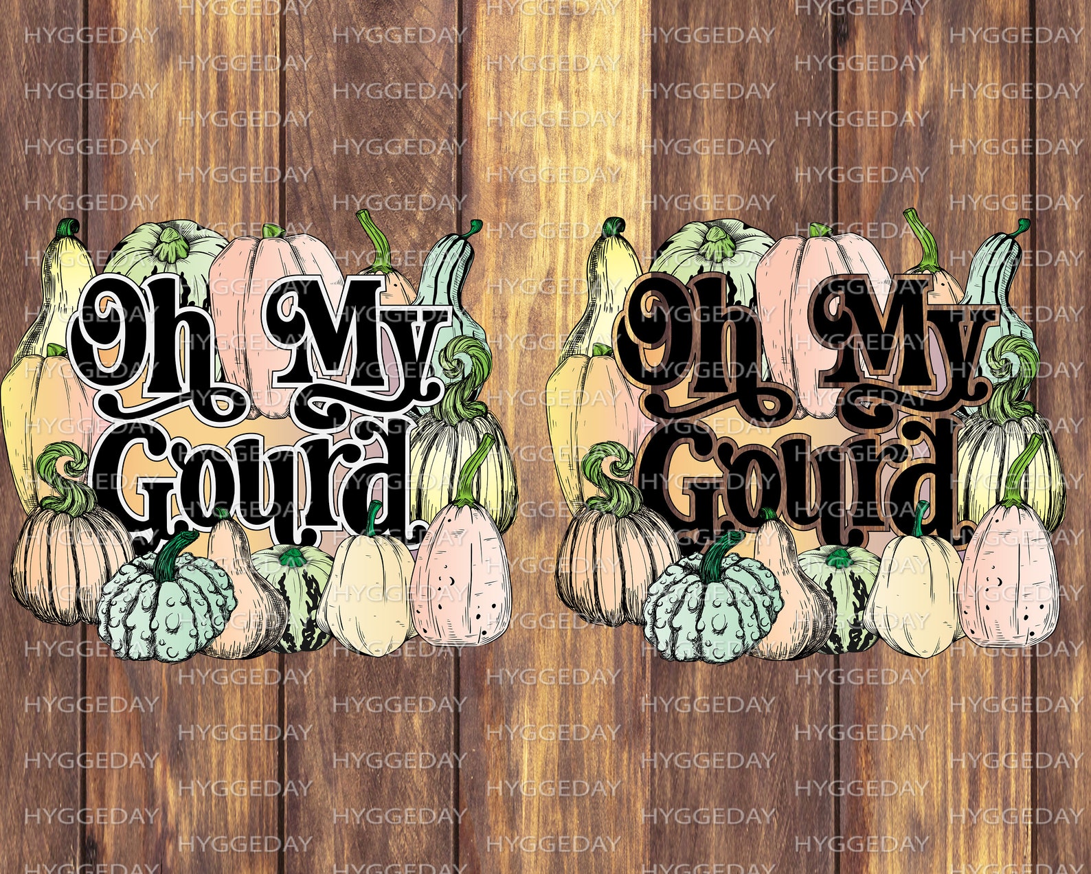 Oh My Gourd PNG Sublimate Download Fall Thanksgiving | Etsy