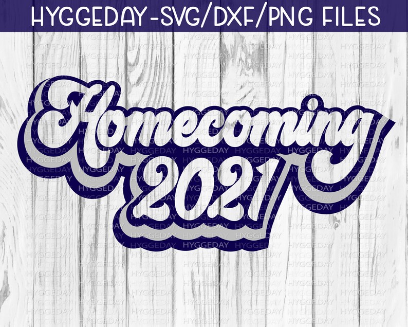Retro Homecoming Svg Dxf PNG High School School Hoco 2021 | Etsy