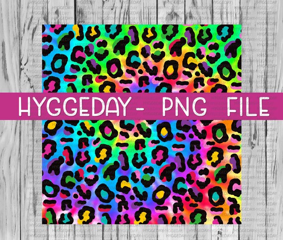 Digital Paper Neon Leopard Png Sublimate Download is NOT | Etsy
