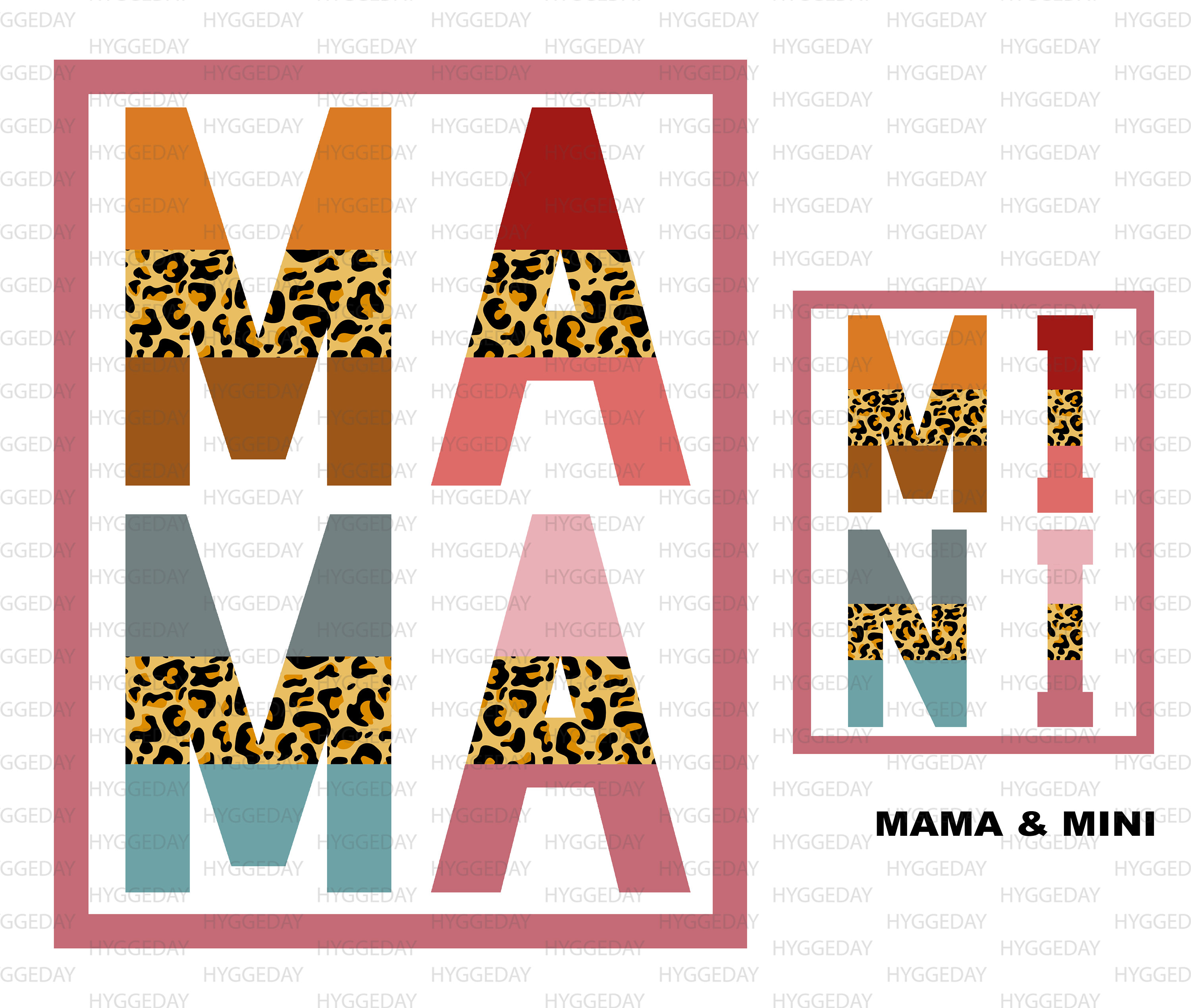 Mama and Mini Bundle Png Sublimate download Mommy and me | Etsy