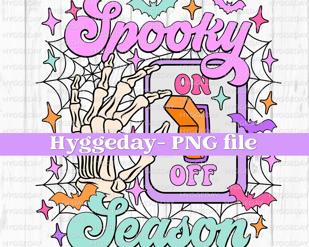 Spooky Season on PNG, Digital Download, Sublimation, Sublimate ...