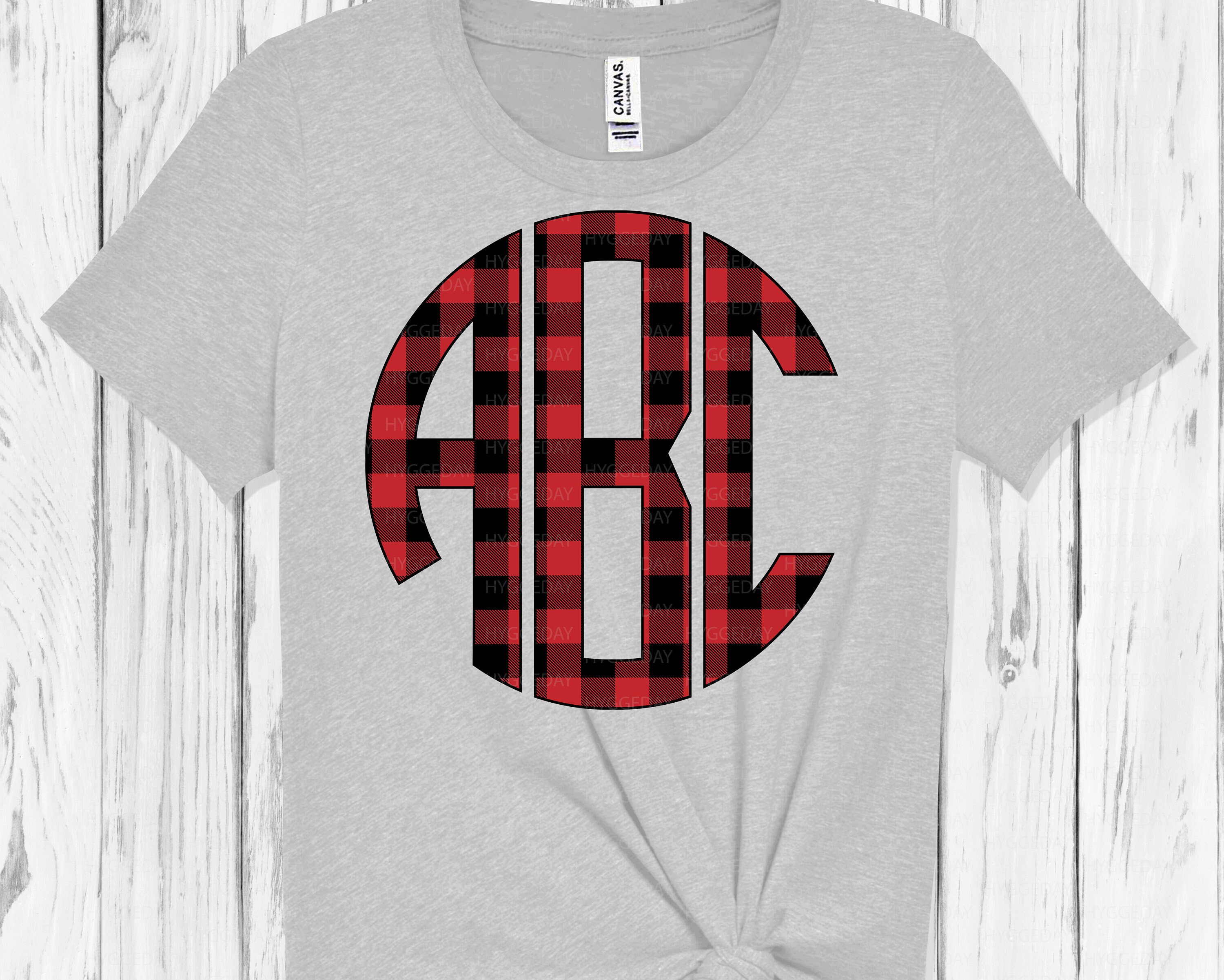 Buffalo Plaid Monogram Letters Png Plaid Letters Christmas - Etsy
