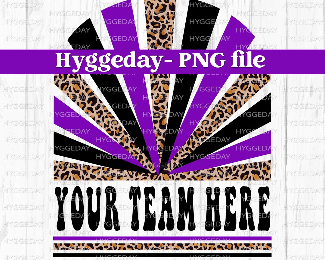 School Spirit PNG, Sublimation Download, Blank Design, Team Colors ...