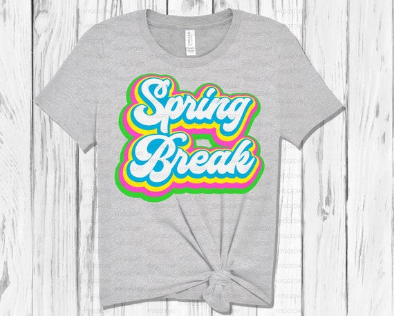 Retro Spring Break Svg PNG DXF Cut File spring spring break | Etsy
