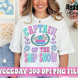 Captain of the Ship Show PNG, Digital Download, Sublimation, Sublimate ...