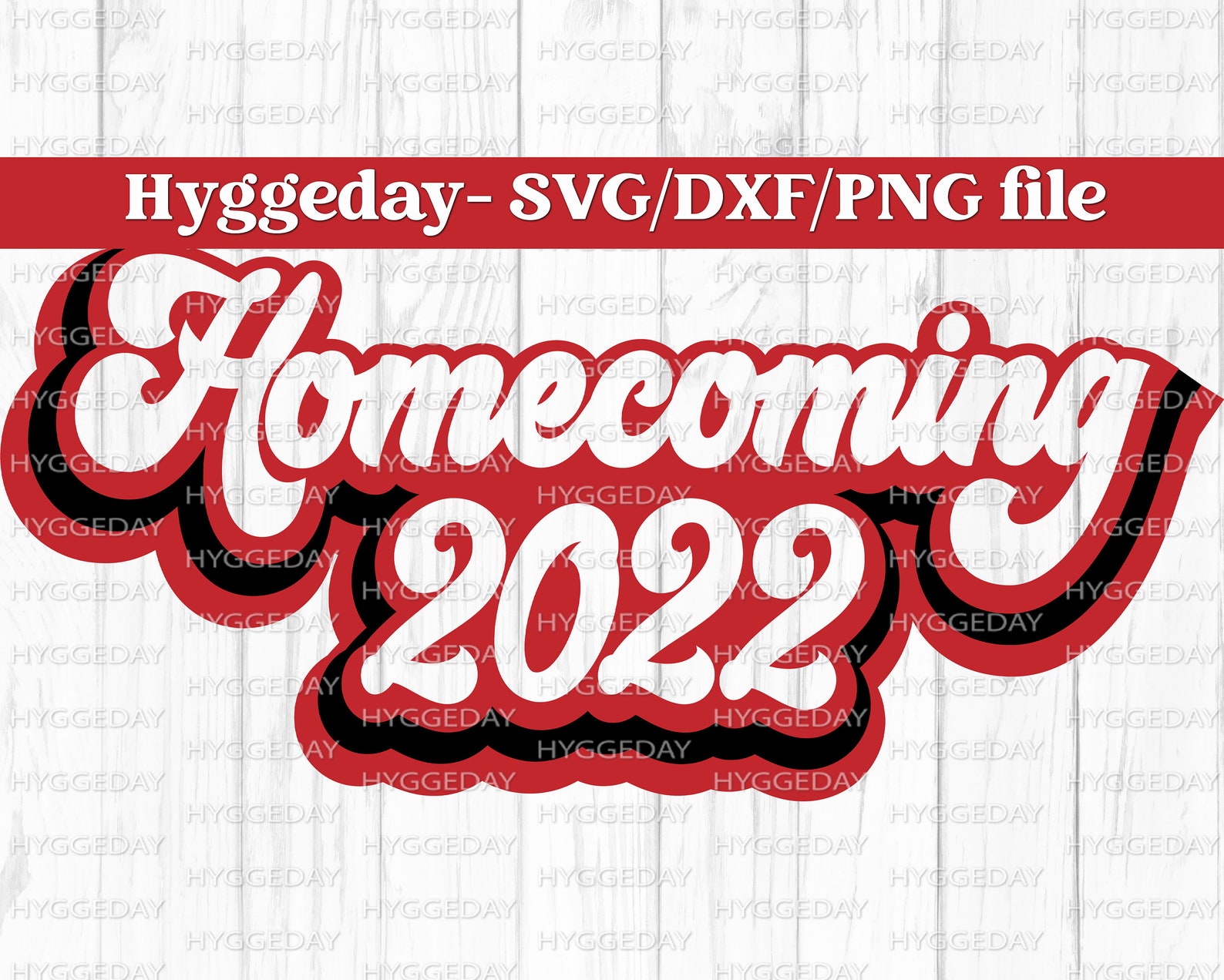 Retro Homecoming Svg Dxf PNG High School School Hoco 2022 - Etsy