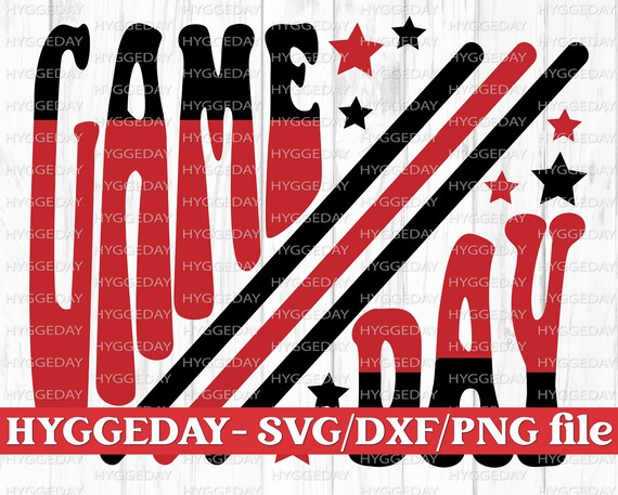 Game Day Football SVG DXF PNG School Team Spirit Retro - Etsy