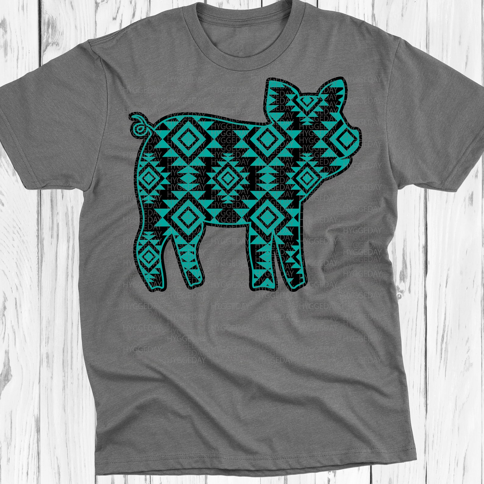 Aztec Piglet Svg Dxf PNG Farm Animal Pig Svg Piglet - Etsy