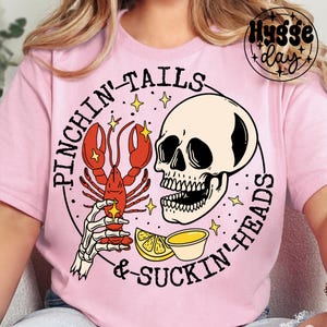 Crawfish Boil PNG: Pinchin' Tails, Suckin' Heads, Skull (digital ...