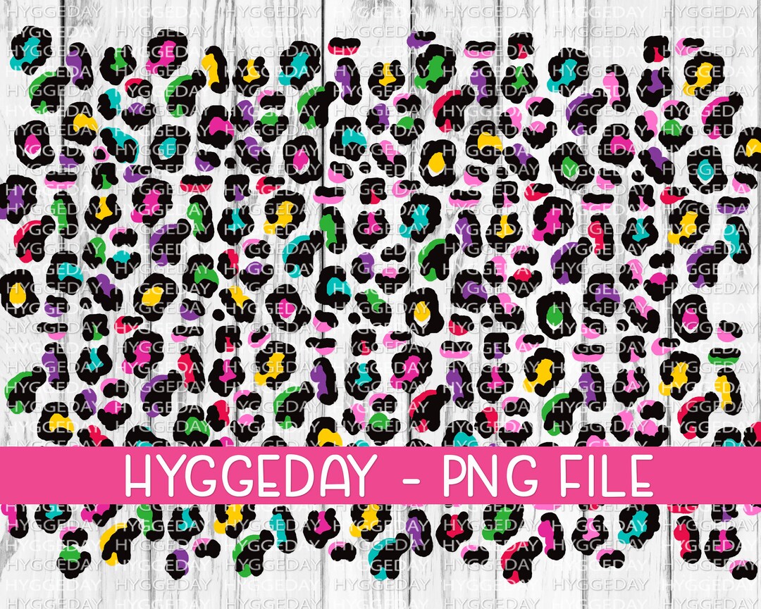 Multicolor Leopard Spots Background Png, Transparent Cheetah, Sublimate ...