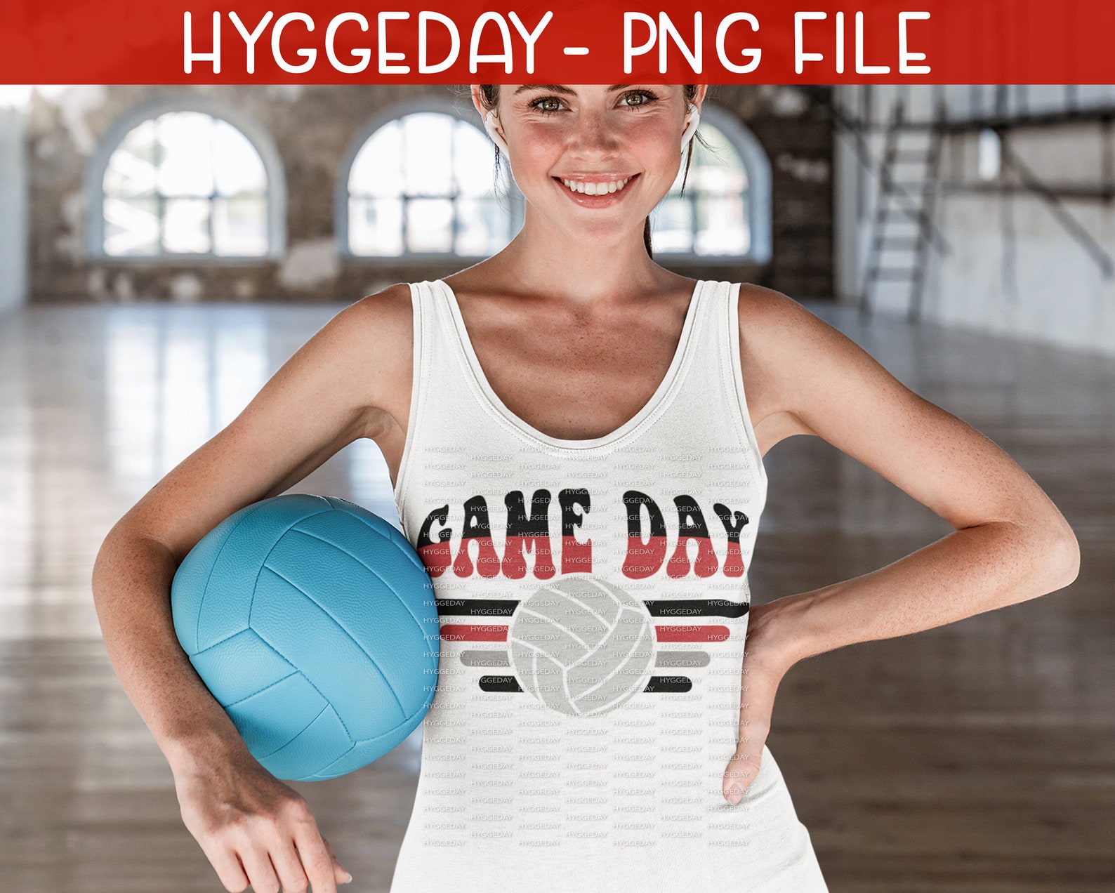 Game Day Volleyball SVG DXF PNG School Team Spirit Retro - Etsy