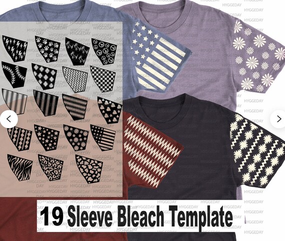 Digital Bleach Templates Bundle SVG & PNG Lightning Bolt - Etsy