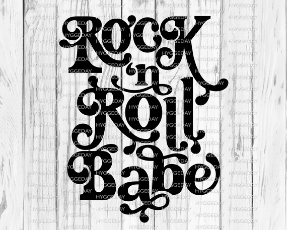 Rock SVG DXF PNG Files for Cricut Silhouette Sublimation - Etsy