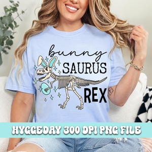 Bunny Saurus Rex PNG, Digital Download, Sublimation, Sublimate, Kids ...