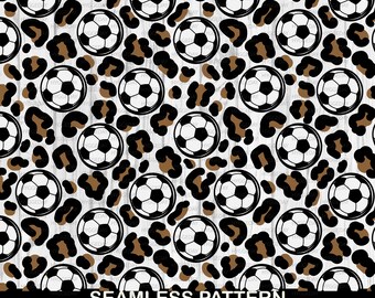Seamless Football Leopard Png Sublimate Download Digital | Etsy