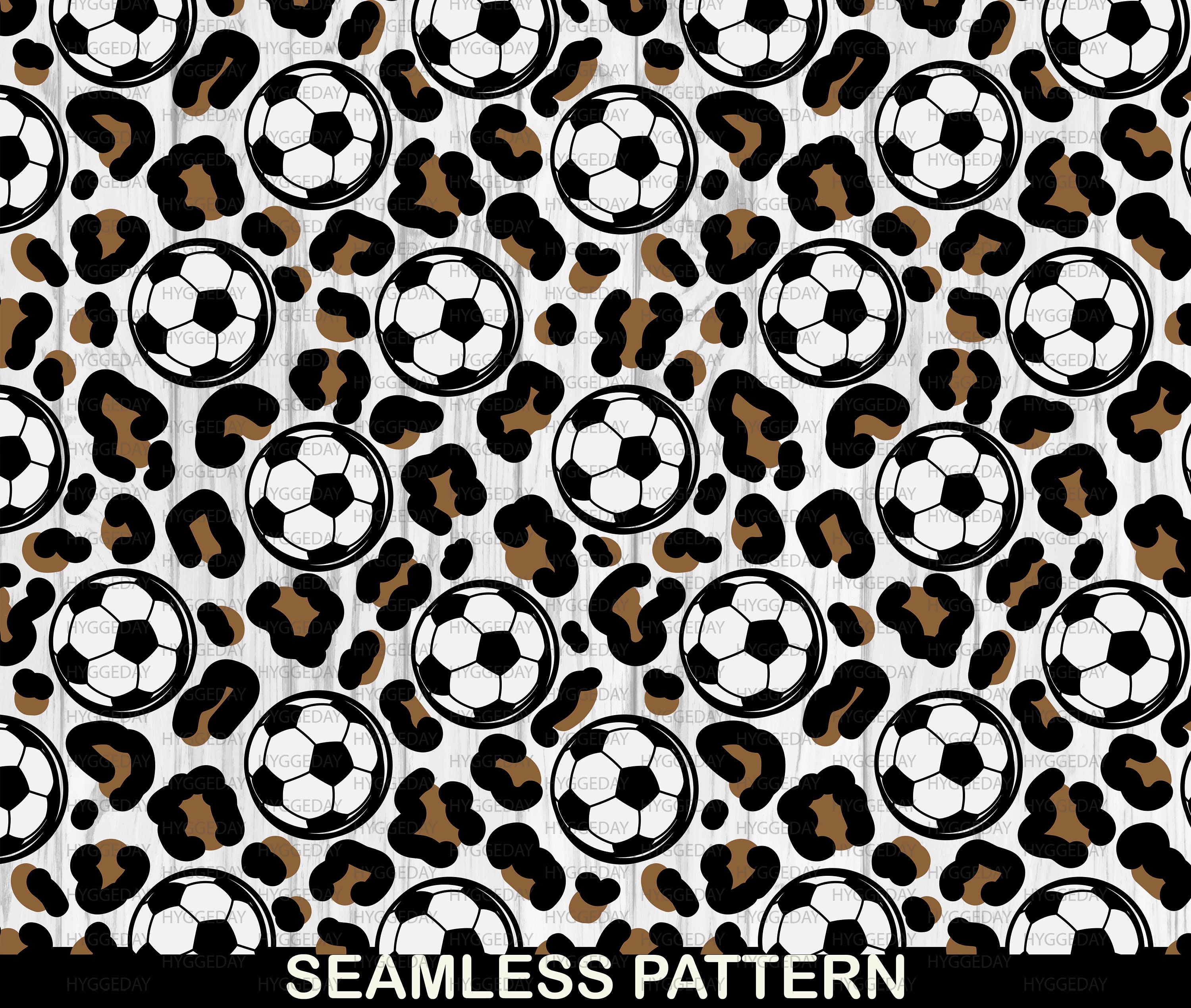 Seamless Soccer Leopard Png Sublimate Download Digital - Etsy