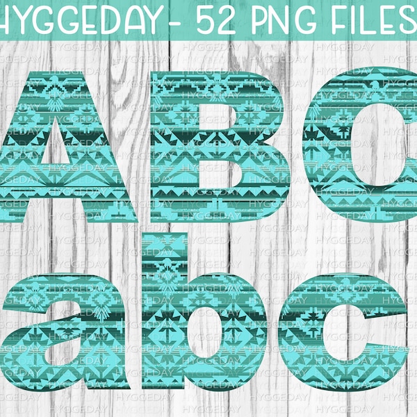 Aztec Letters - Etsy