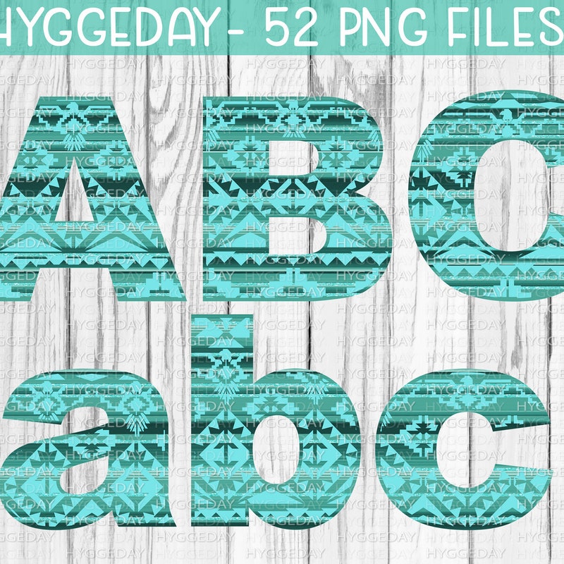 Aztec Letters - Etsy