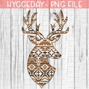 Aztec Deer Png Sublimation PNG Reindeer Png Tribal Png - Etsy