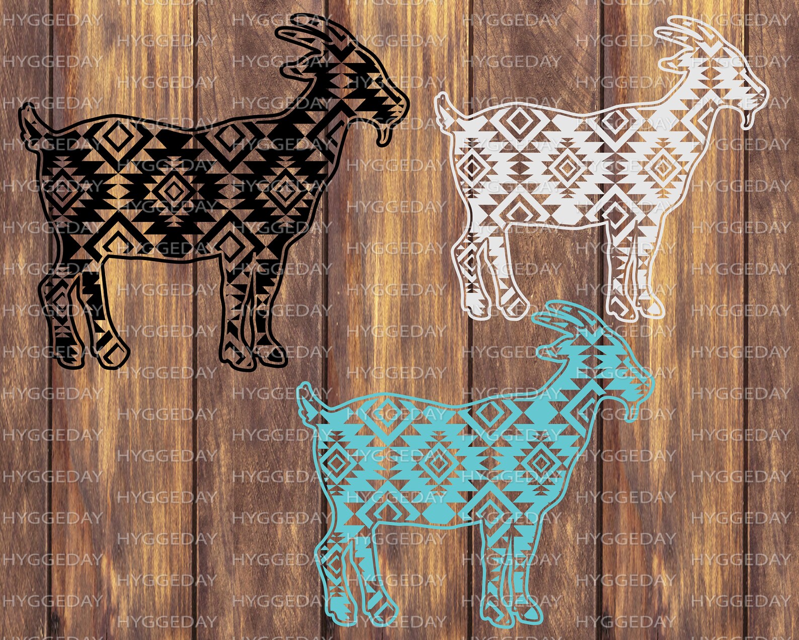 Aztec Goat Svg Dxf PNG país show time stock show western - Etsy España