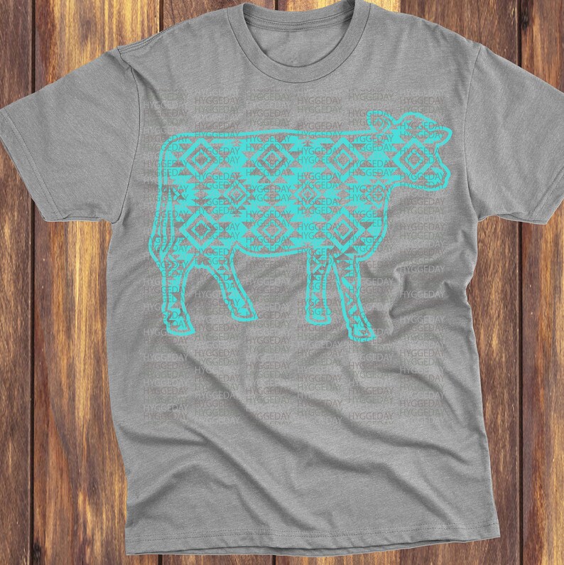 Aztec Cow Svg Dxf PNG Country Show Time Stock Show | Etsy