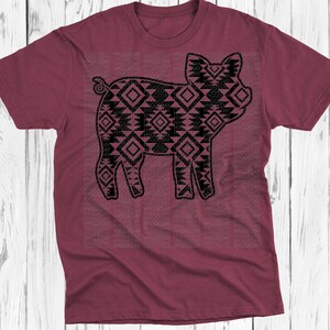 Aztec Piglet Svg Dxf PNG, Farm Animal, Pig Svg, Piglet, Country Svg ...
