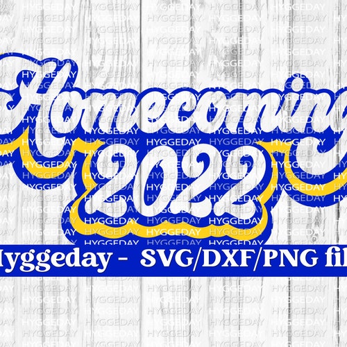 Retro Homecoming Svg Dxf PNG High School School Hoco 2022 - Etsy