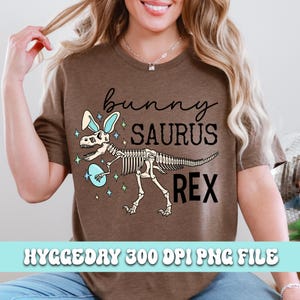Bunny Saurus Rex PNG, Digital Download, Sublimation, Sublimate, Kids ...