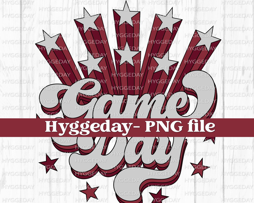 Game Day PNG, Digital Download, Sublimation, Sublimate, School, Spirit ...