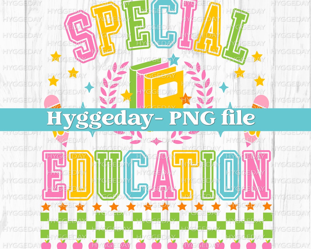 Special Education Png, Digital Download, Sublimation, Sublimate, Back ...