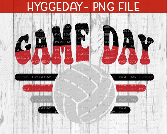 Game Day Volleyball SVG DXF PNG School Team Spirit Retro - Etsy