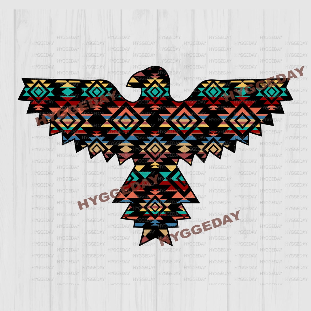 Aztec Thunderbird PNG Tribal Boho Aztec Design Sublimate - Etsy