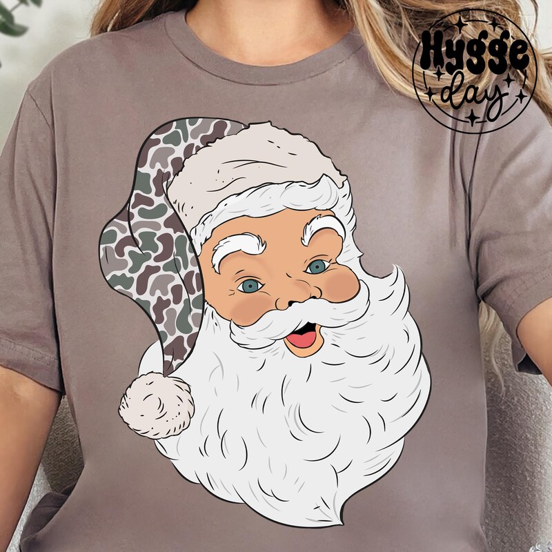 Camo Santa Hat - Etsy