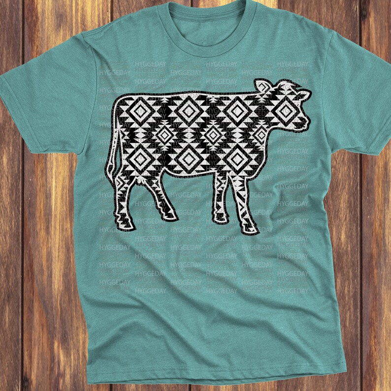 Aztec Cow Svg Dxf PNG Country Show Time Stock Show | Etsy