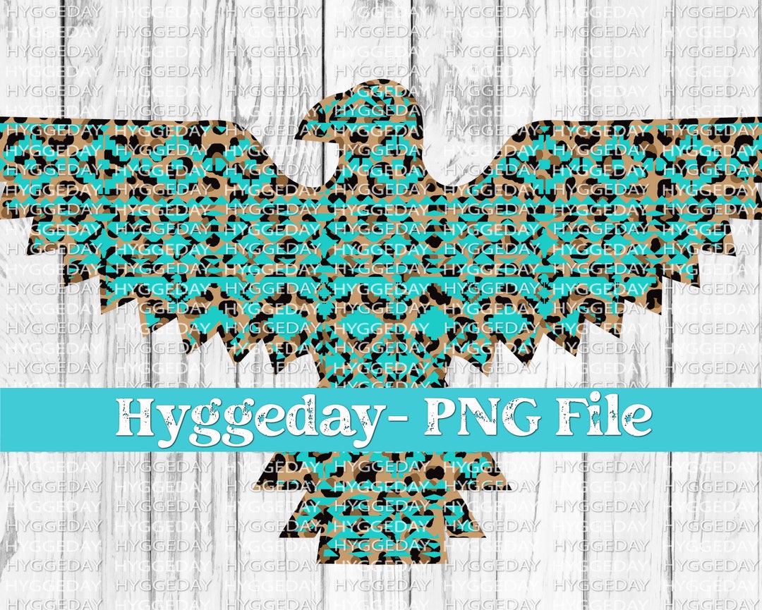 Leopard Thunderbird PNG, Tribal, Boho, Aztec Design, Sublimate Download ...