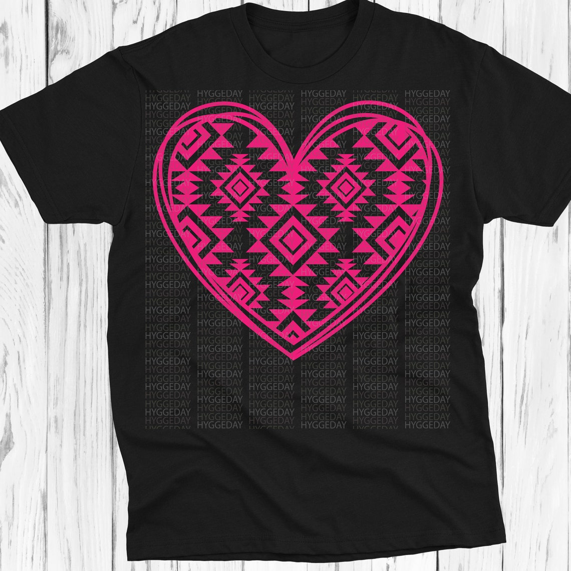 Aztec Heart Svg Dxf Png Love Valentines Day Files for - Etsy