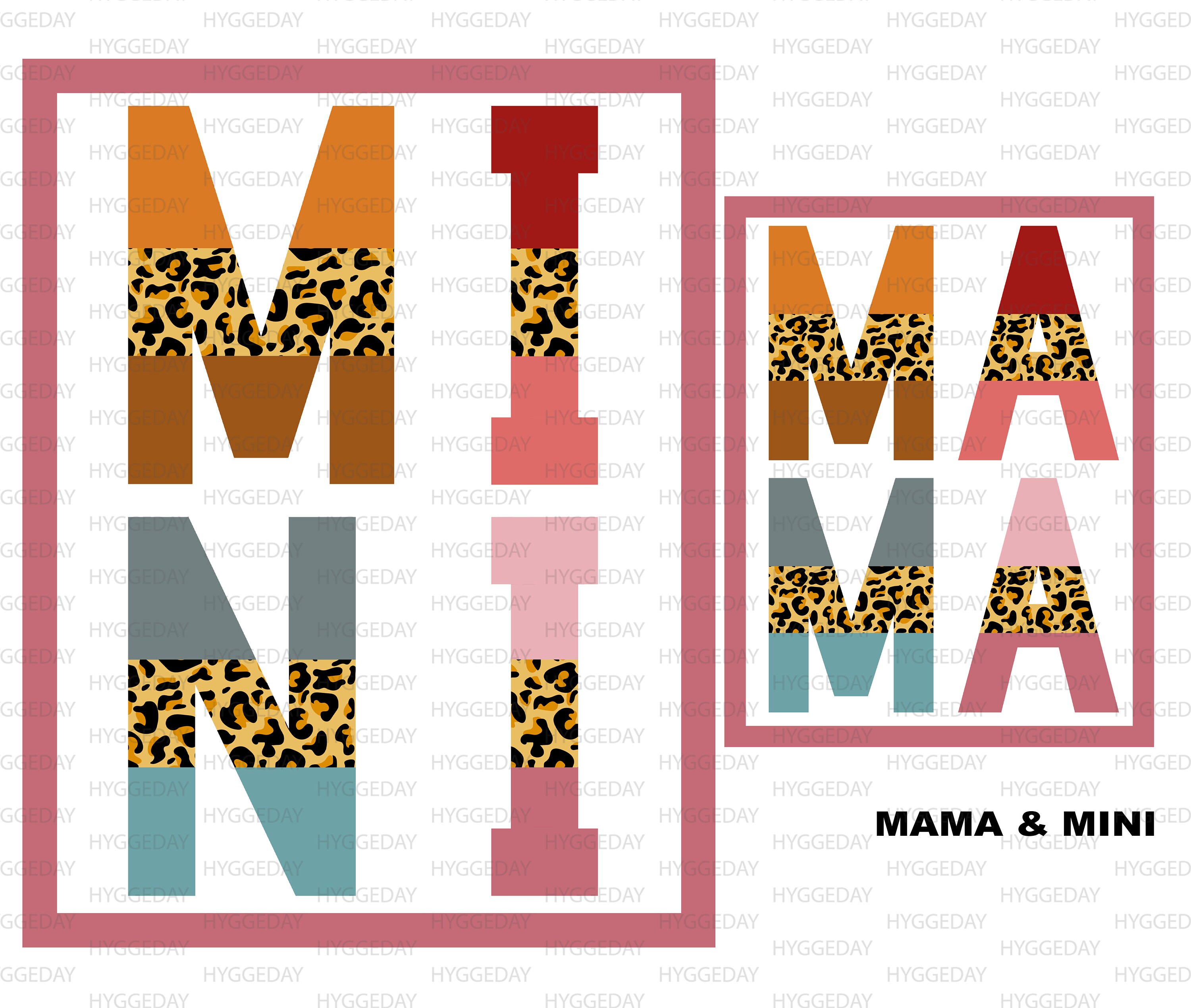 Mama and Mini Bundle Png Sublimate download Mommy and me | Etsy