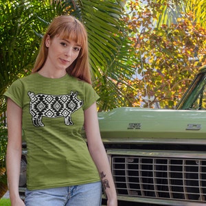 Aztec Pig Svg Dxf PNG, Country, Show Time, Stock Show, Western, Farm ...