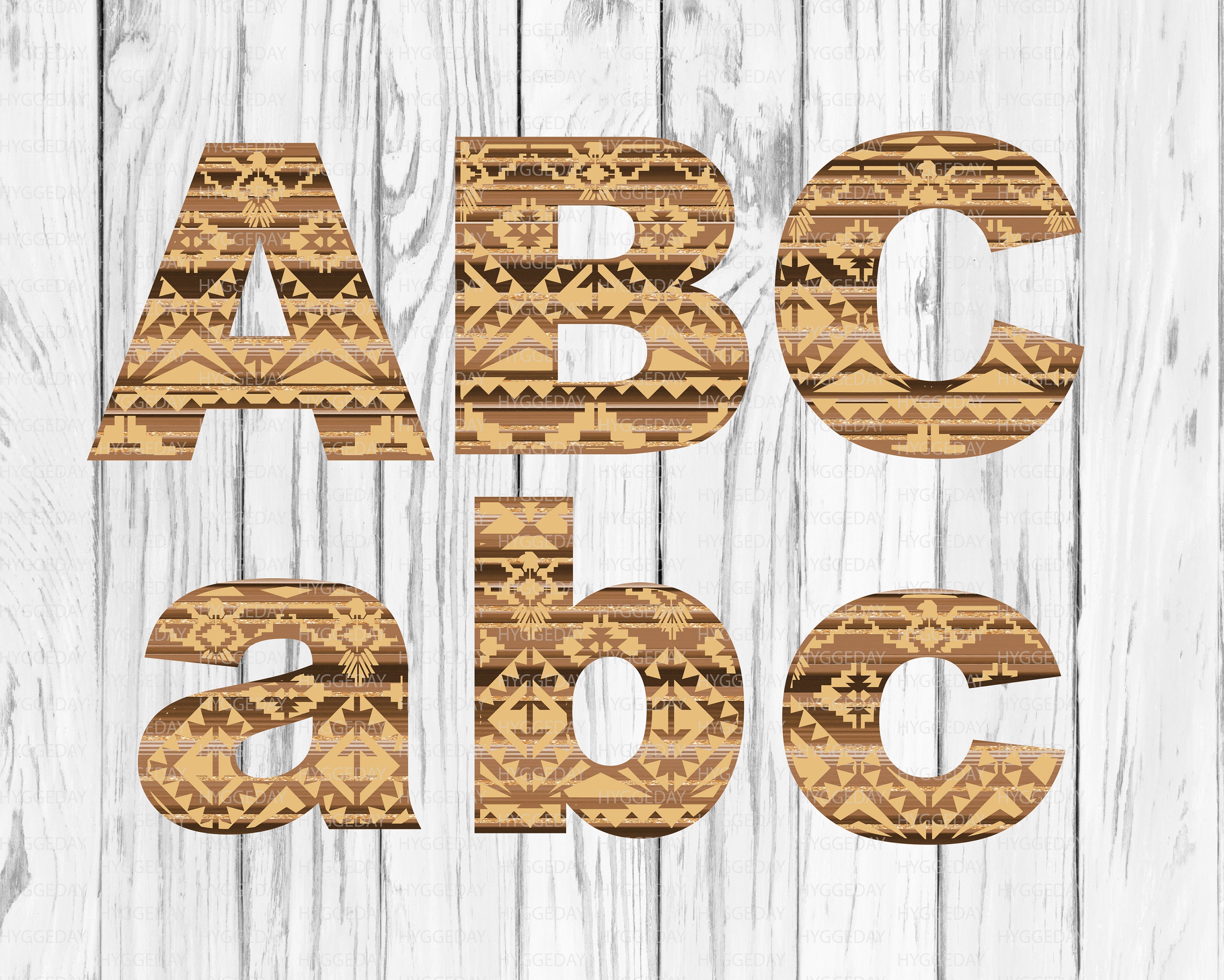 Aztec Alphabet PNG Letters for sublimation country png | Etsy
