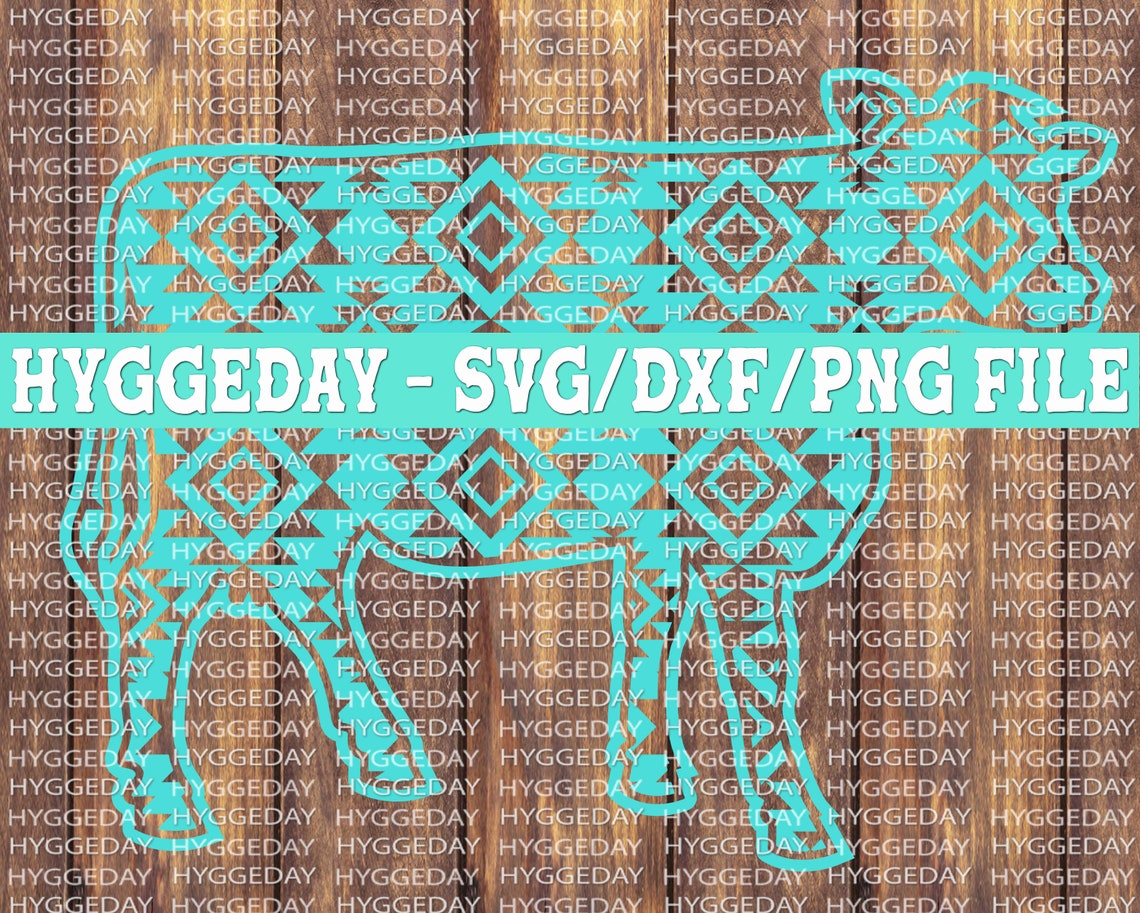 Aztec Cow Svg Dxf PNG Country Show Time Stock Show | Etsy