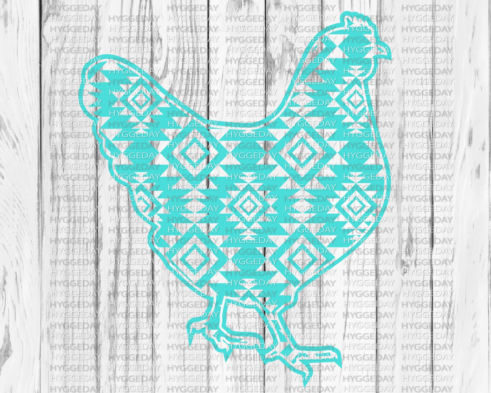 Aztec Chicken Svg Dxf PNG Chick Rooster Country Show Time - Etsy