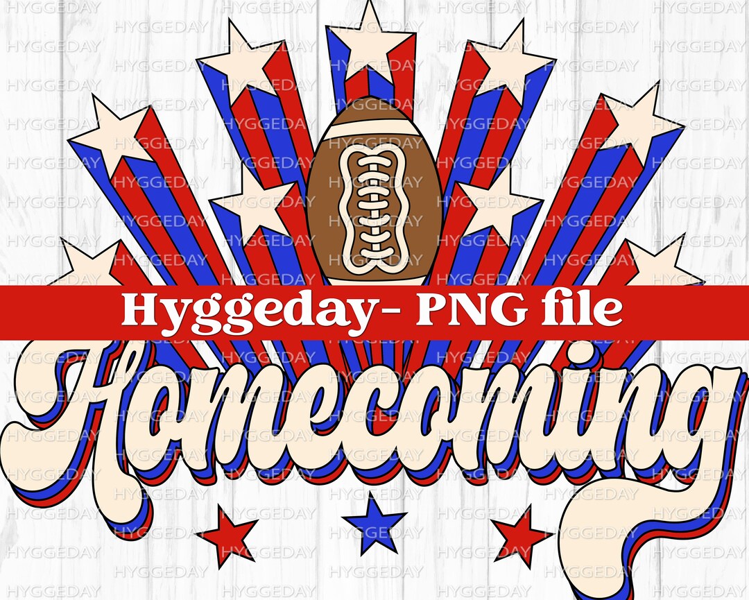 Homecoming Stars PNG, Digital Download, Sublimate, Sublimation, Team ...
