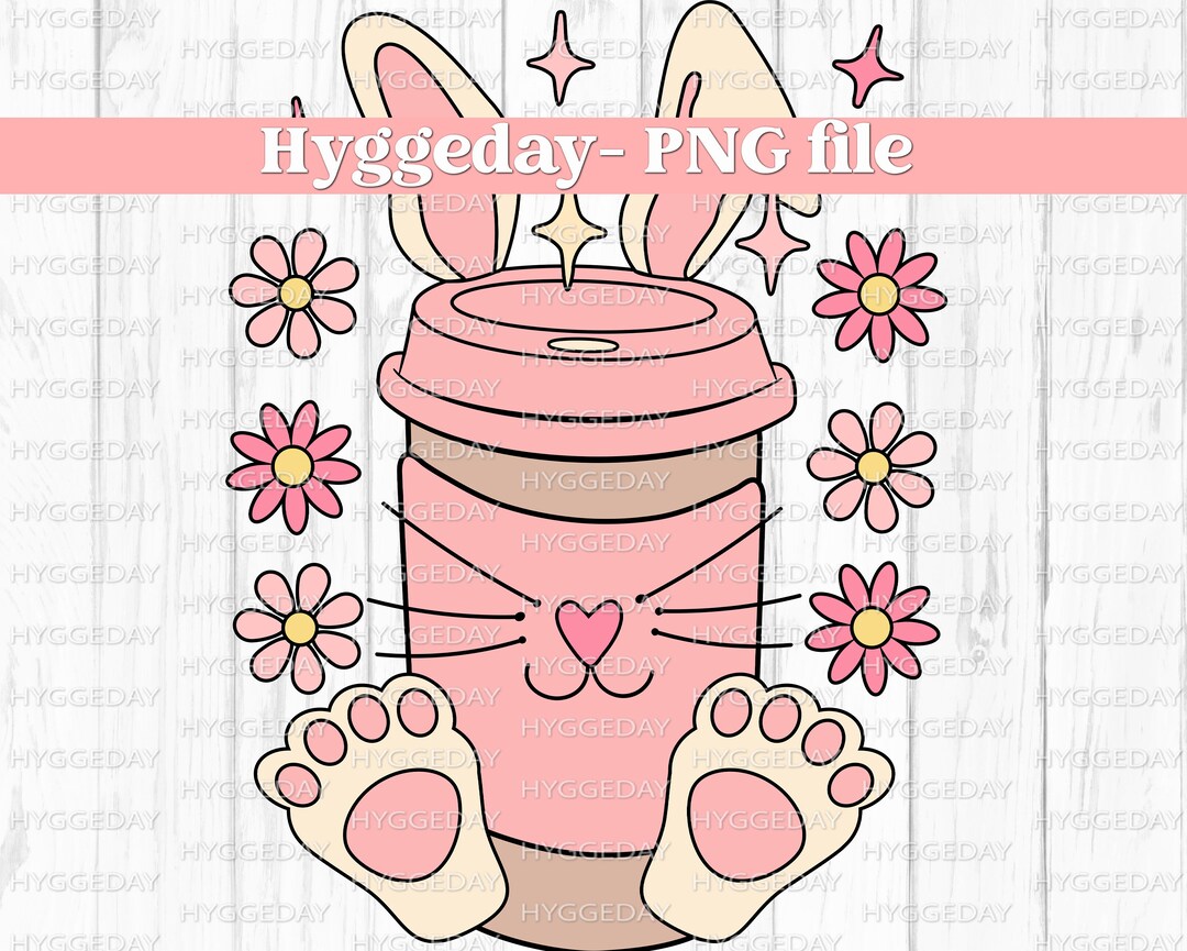 Bunny Coffee PNG, Digital Download, Sublimation, Sublimate, Easter ...