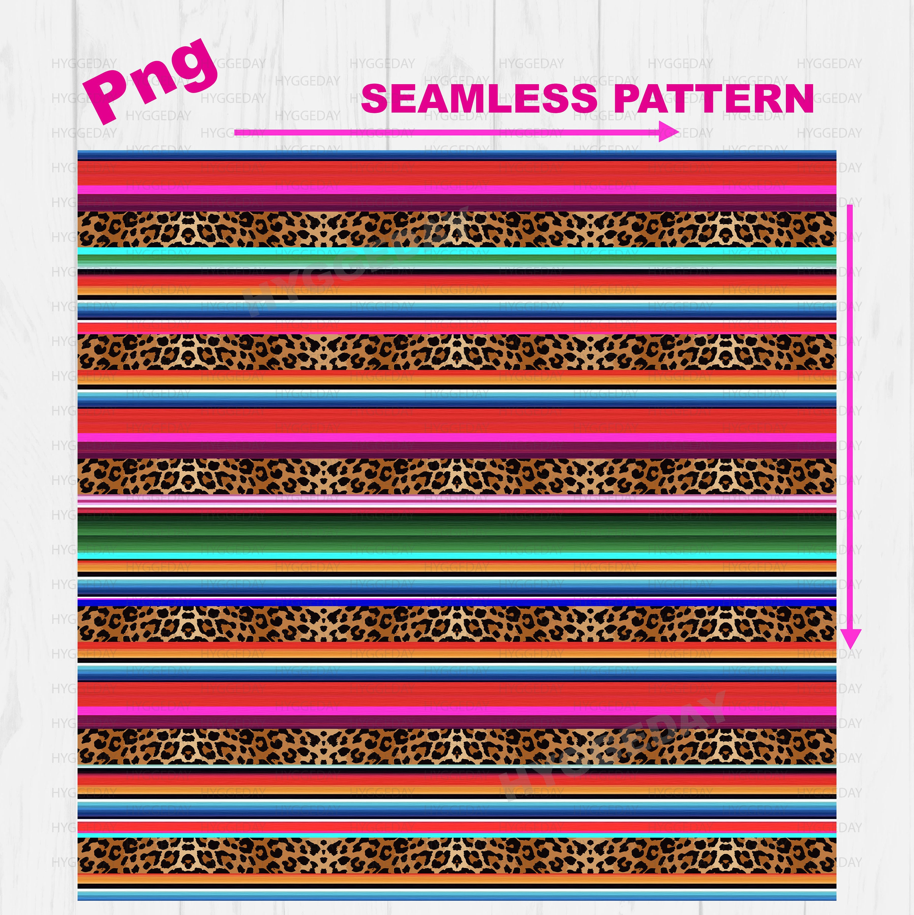 Seamless Serape Leopard Digital Paper PNG Sublimate Download - Etsy