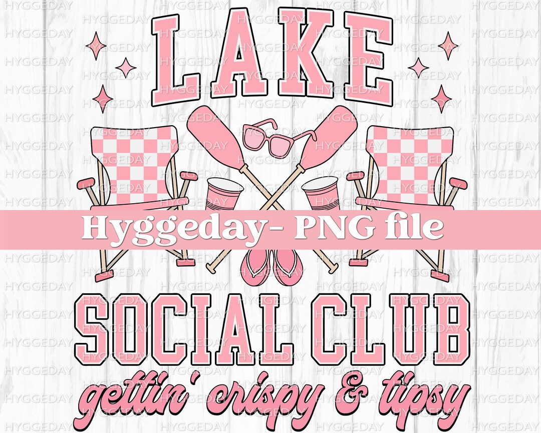 Lake Social Club PNG, Digital Download, Sublimation, Sublimate, Summer ...
